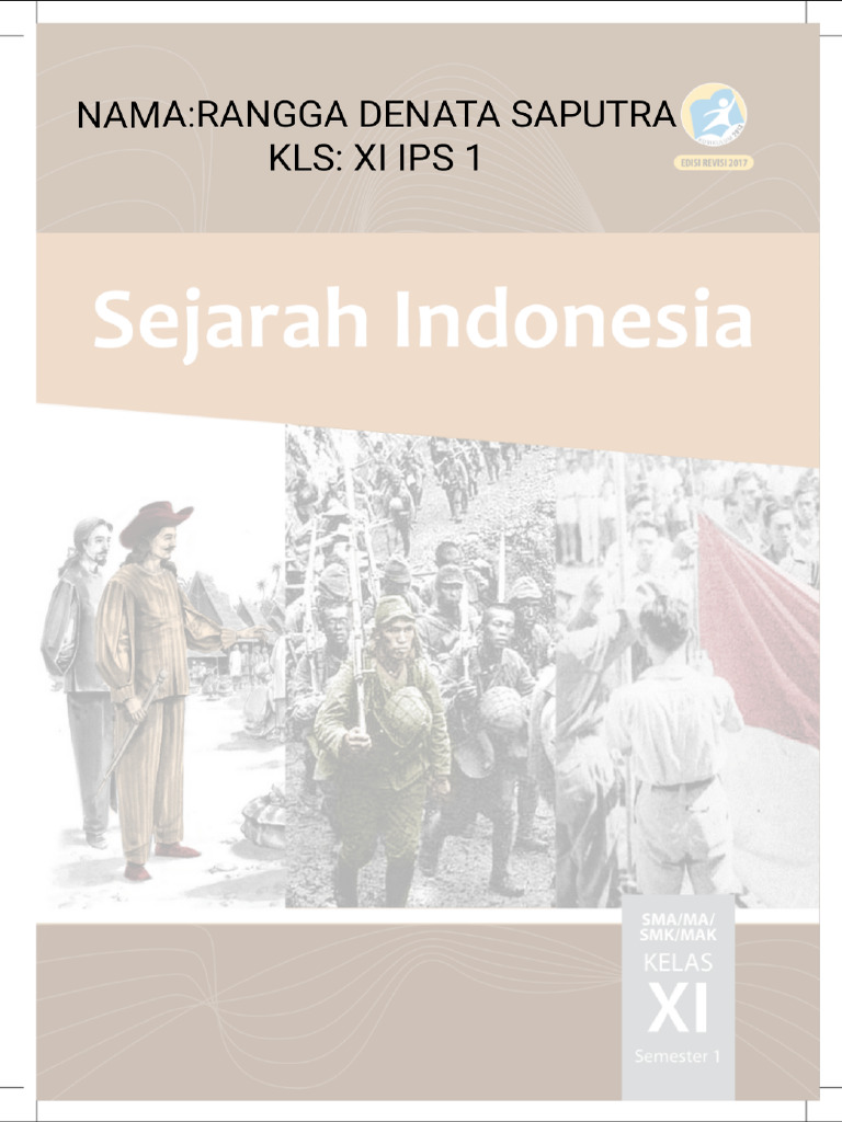 Sejarah Indonesia Rangga Denata Saputra XL Ips 1 | PDF