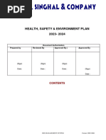 2025 HSE Management Plan Overview | PDF | Safety | Occupational Safety ...