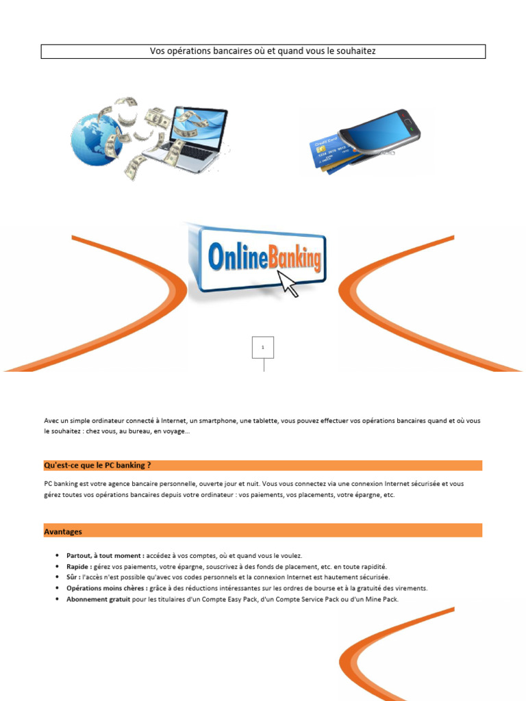 Opérations bancaires en ligne sécurisées | PDF | Banques | Ordinateurs ...