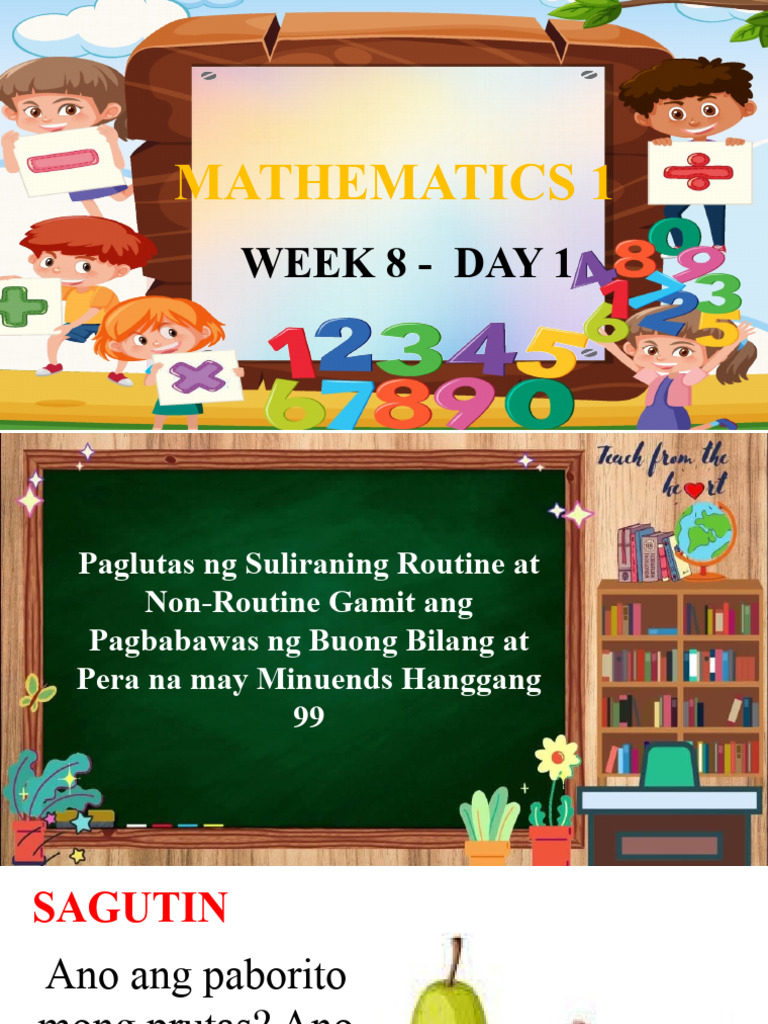 Q2-Week 8 - Math 1 | PDF