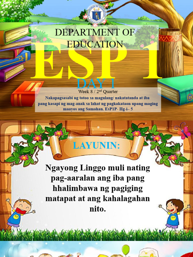 Q2 ESP1 Week 8 | PDF