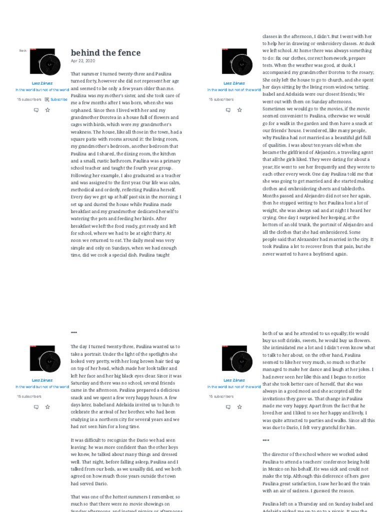 Detrás de La Reja | PDF