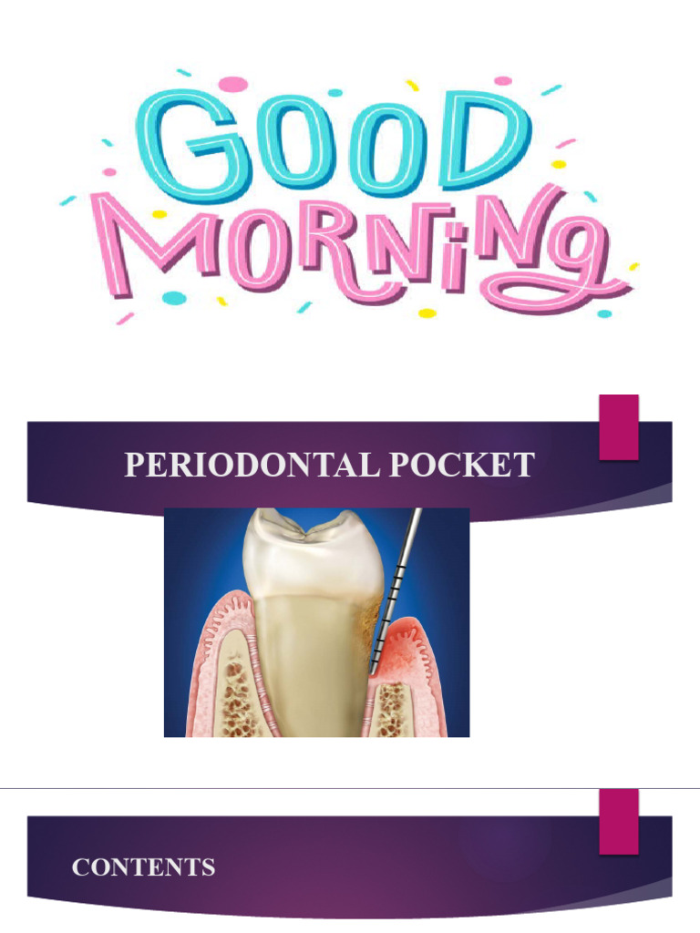 Periodontal Pocket | PDF | Periodontology | Epithelium