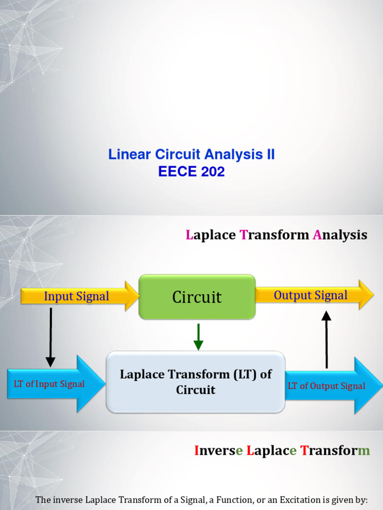 04-Lecture 4 | PDF | Series And Parallel Circuits | Laplace Transform