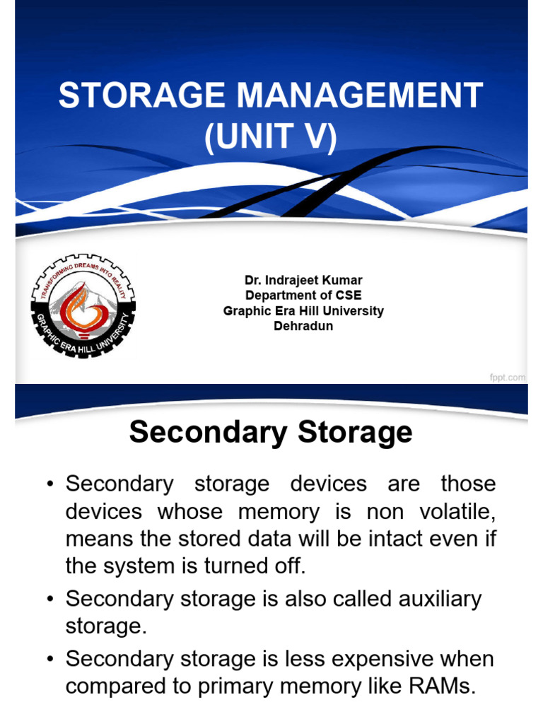 UNIT V - Compatibility Mode | PDF | Computer File | Computer Data Storage