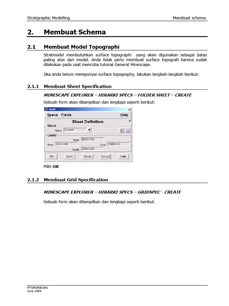 Cara Membuat Schema Di Minescape | PDF