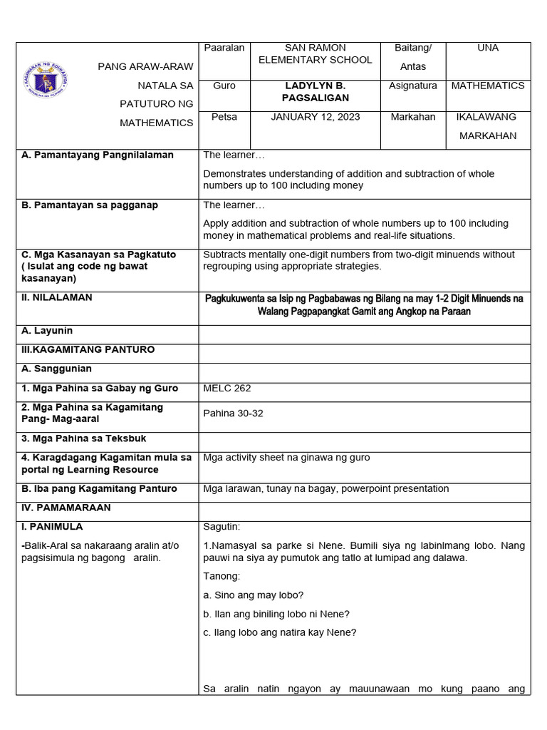 Q2 Math Week 7 | PDF