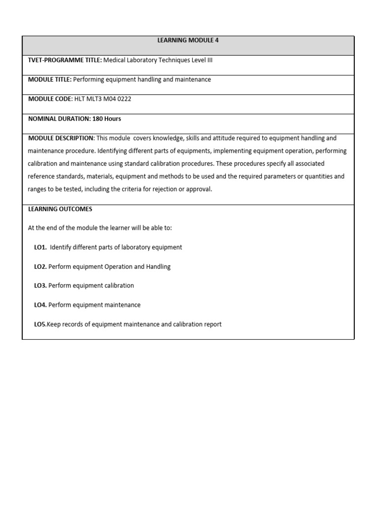 MLT | PDF | Calibration | Specification (Technical Standard)