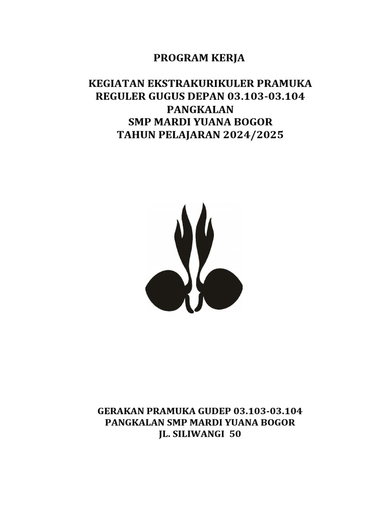 Proker Pramuka Reguler 2425 | PDF | Seni