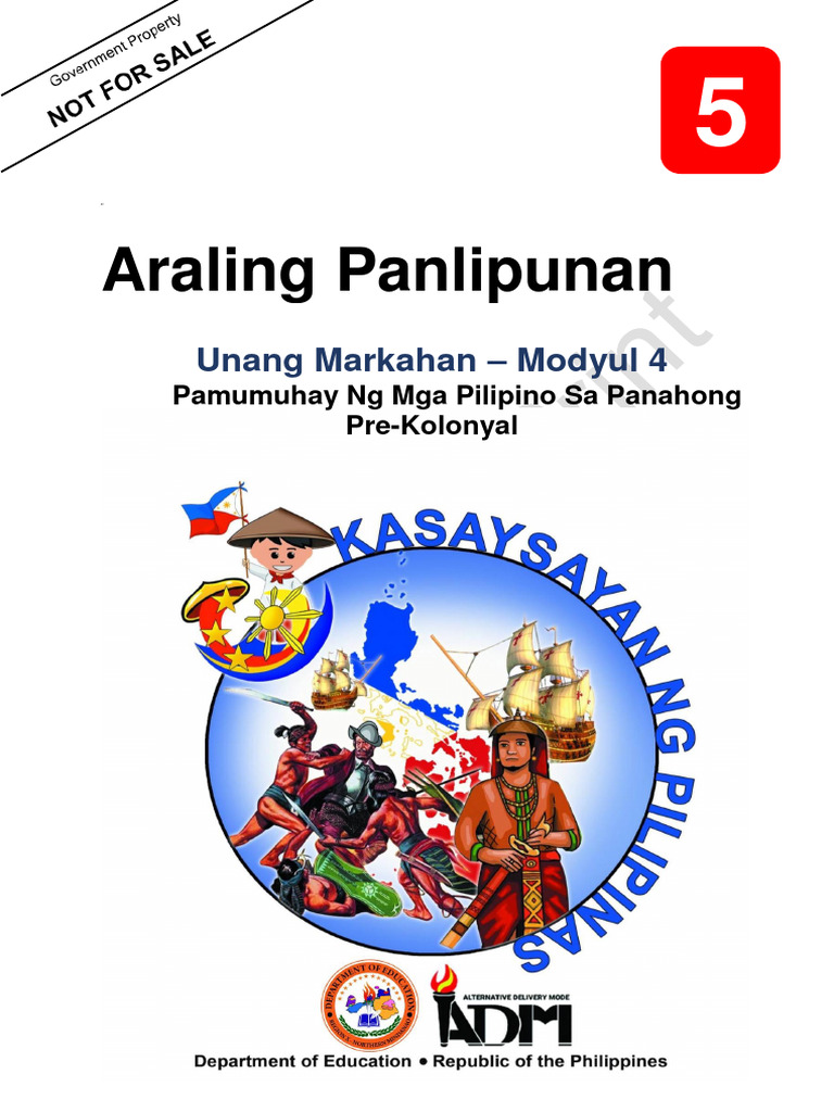 AP5 Q1 Mod4 Pamumuhay NG Mga Pilipino v5 | PDF | Philippines | Monopoly ...