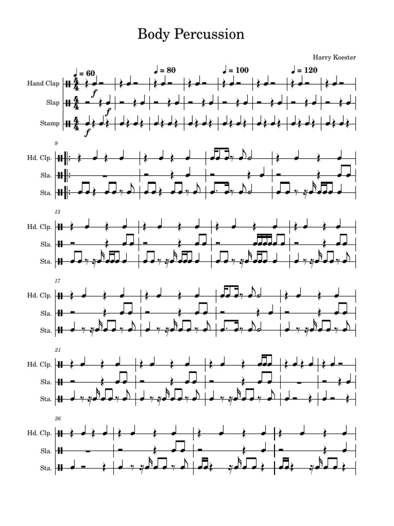 Body Percussion | PDF