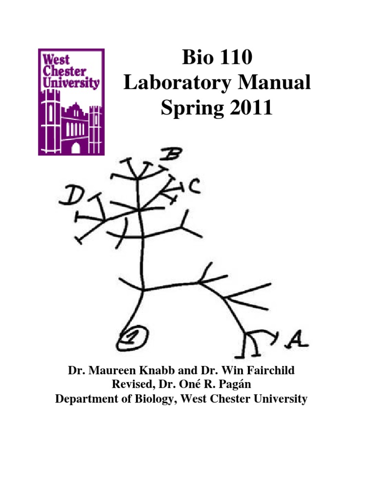 Bio 110 Lab Manual Spring 2011 | PDF | Cell (Biology) | Carbohydrates