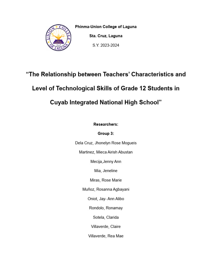 Group 3 Baby Thesis | PDF