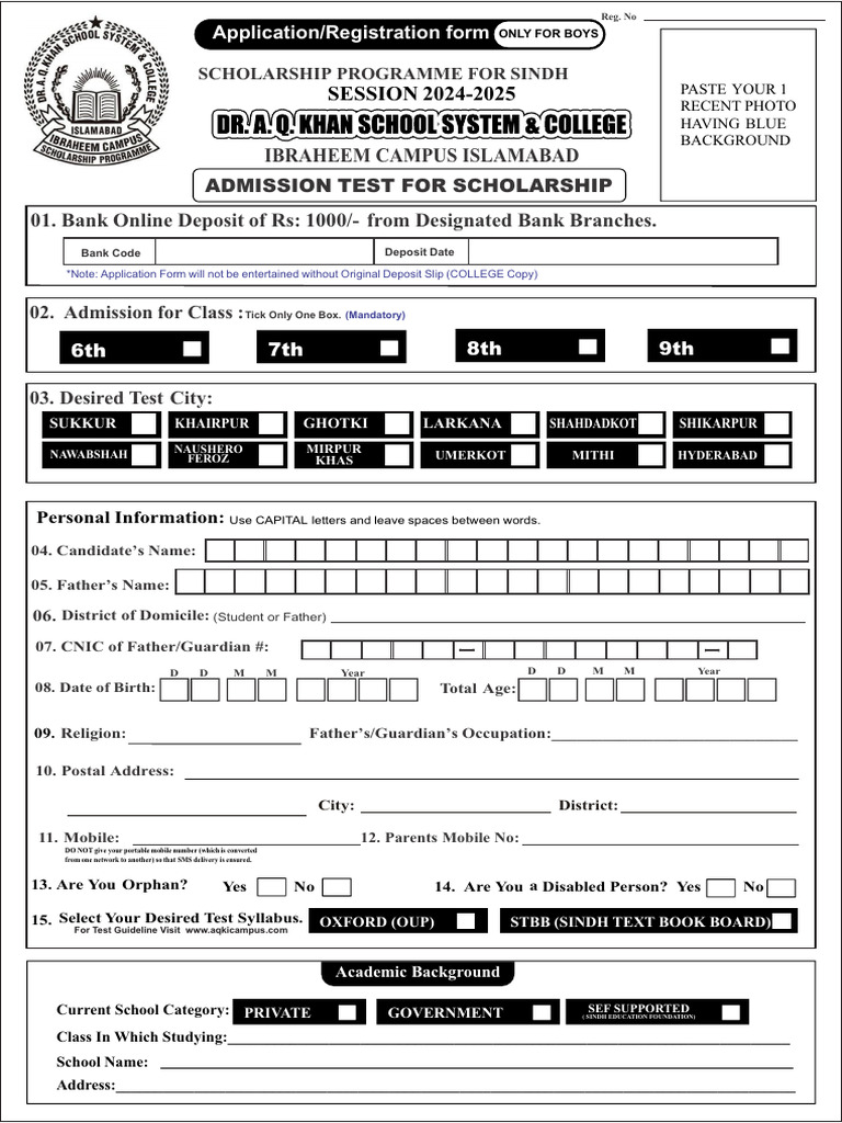 Forms Sindh | PDF