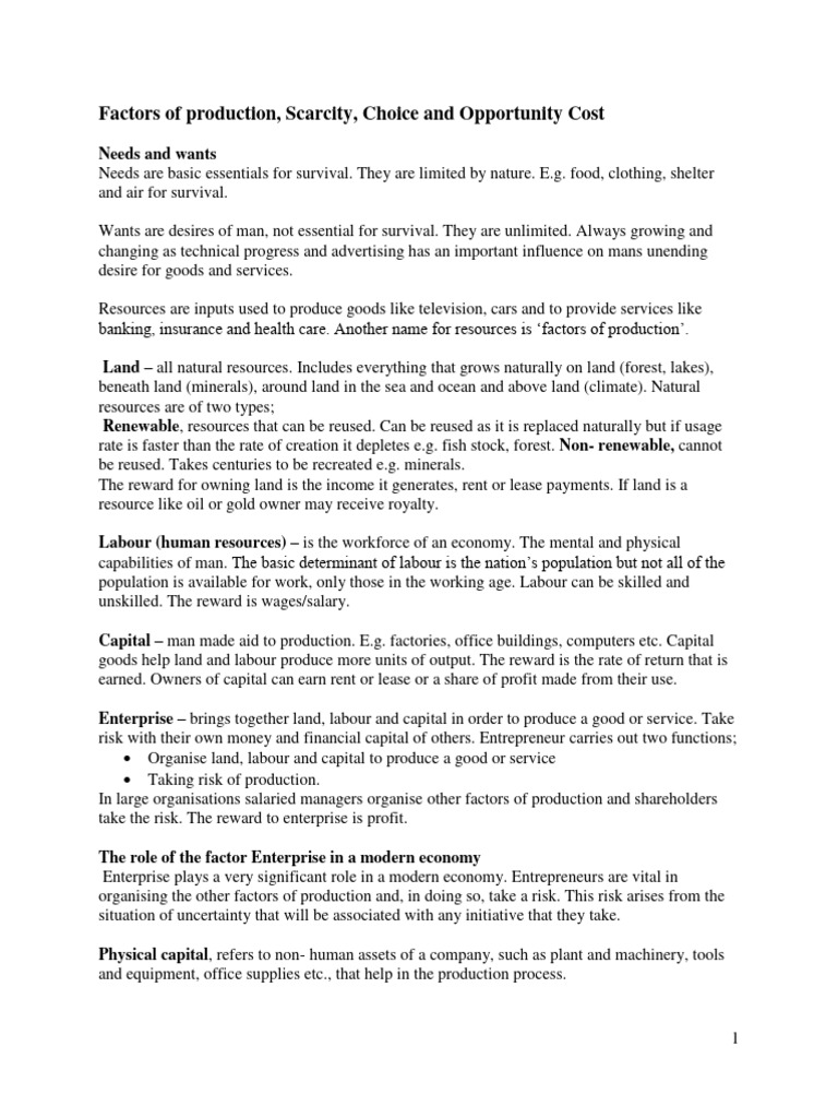 Lesson 1 Introduction To Economics (New) | PDF