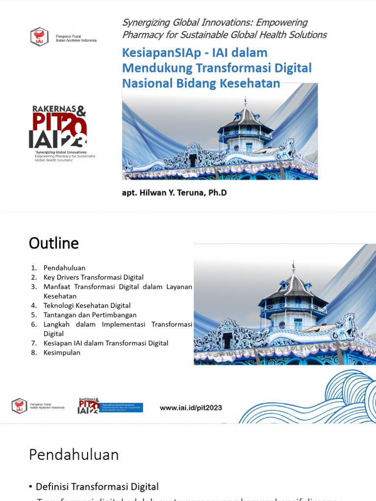 18.3. Kesiapan SIAp IAI Dalam Transformasi Digital Bidang Kesehatan-Dr. Apt. Hilwan Yudha Teruna ...