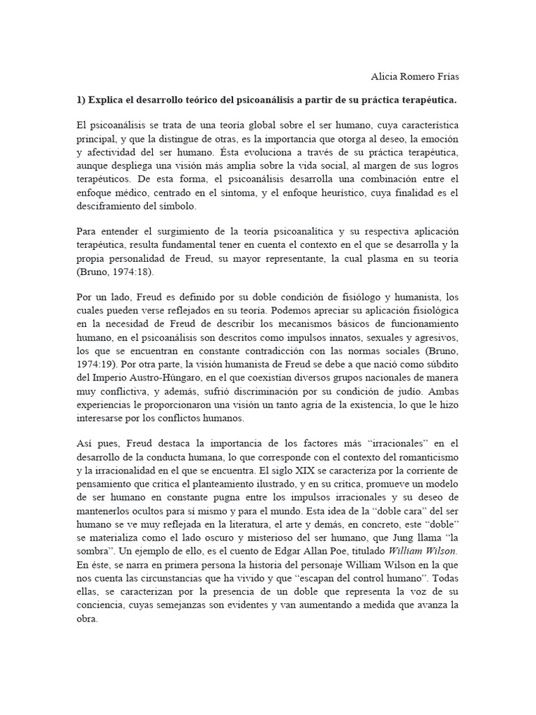 Segundo Ejercicio Práctico - Desarrollos Teóricos | PDF