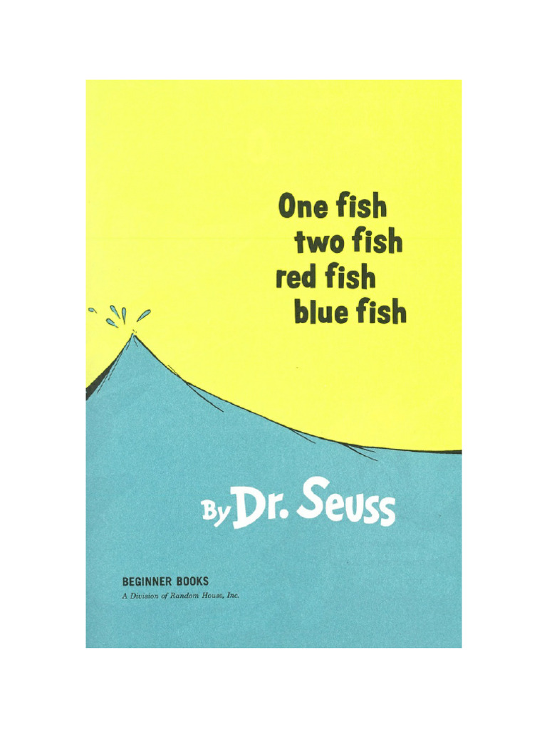 One Fish Two Fish (Edited) | PDF