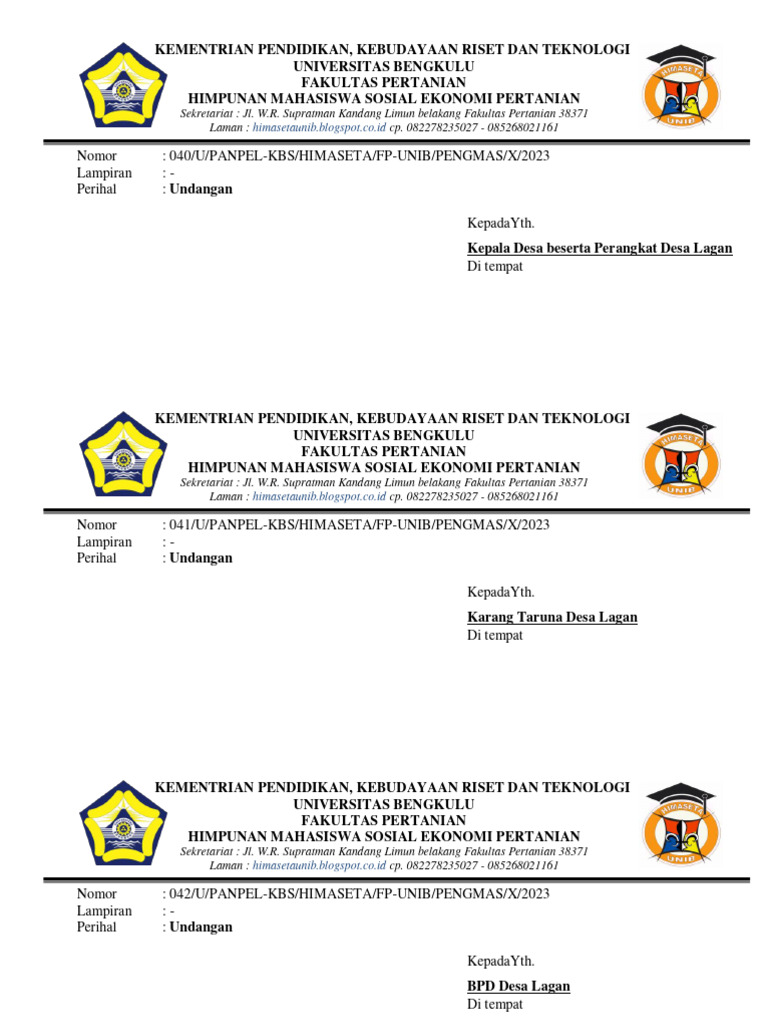 (040-048) Amplop Undangan Desa Lagan | PDF
