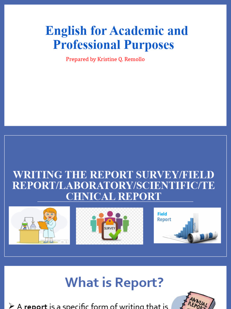 Field Report Writing Guide | PDF | Theory | Scientific Method