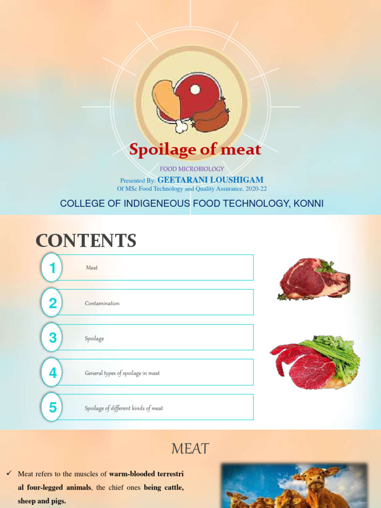 Meat | Download Free PDF | Decomposition | Meat
