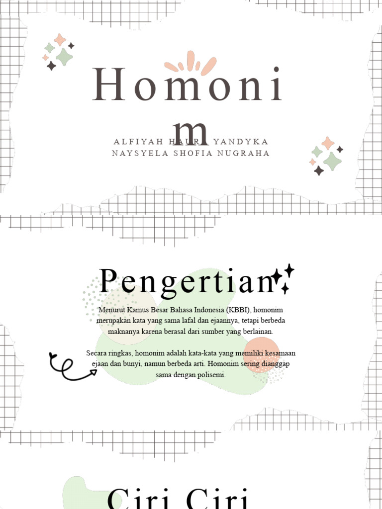 Homoni M: Alfiyah Haura Yandyka | PDF