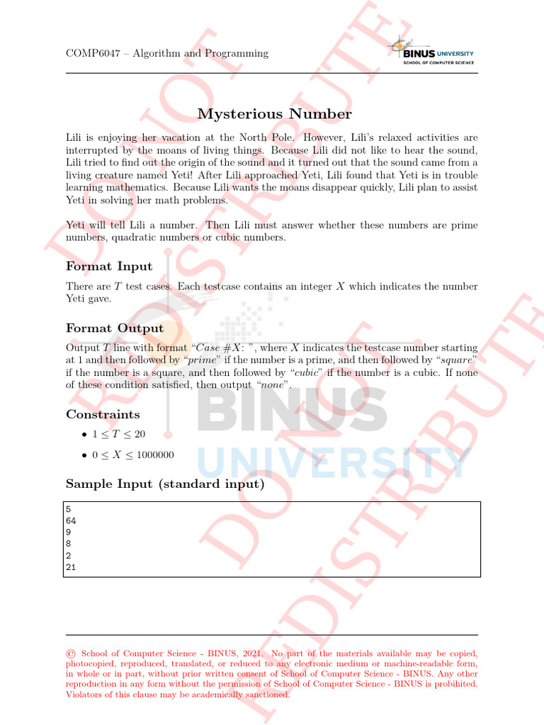 prob-D | PDF | Numbers | Algorithms And Data Structures