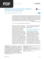 Diastolic Assessment ASE Guidelines | PDF | Diastole | Echocardiography