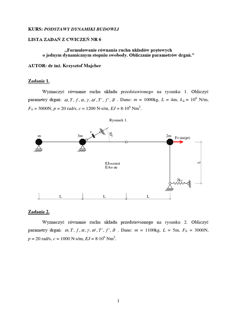 PDB Lista Zadan cw6 9 | PDF