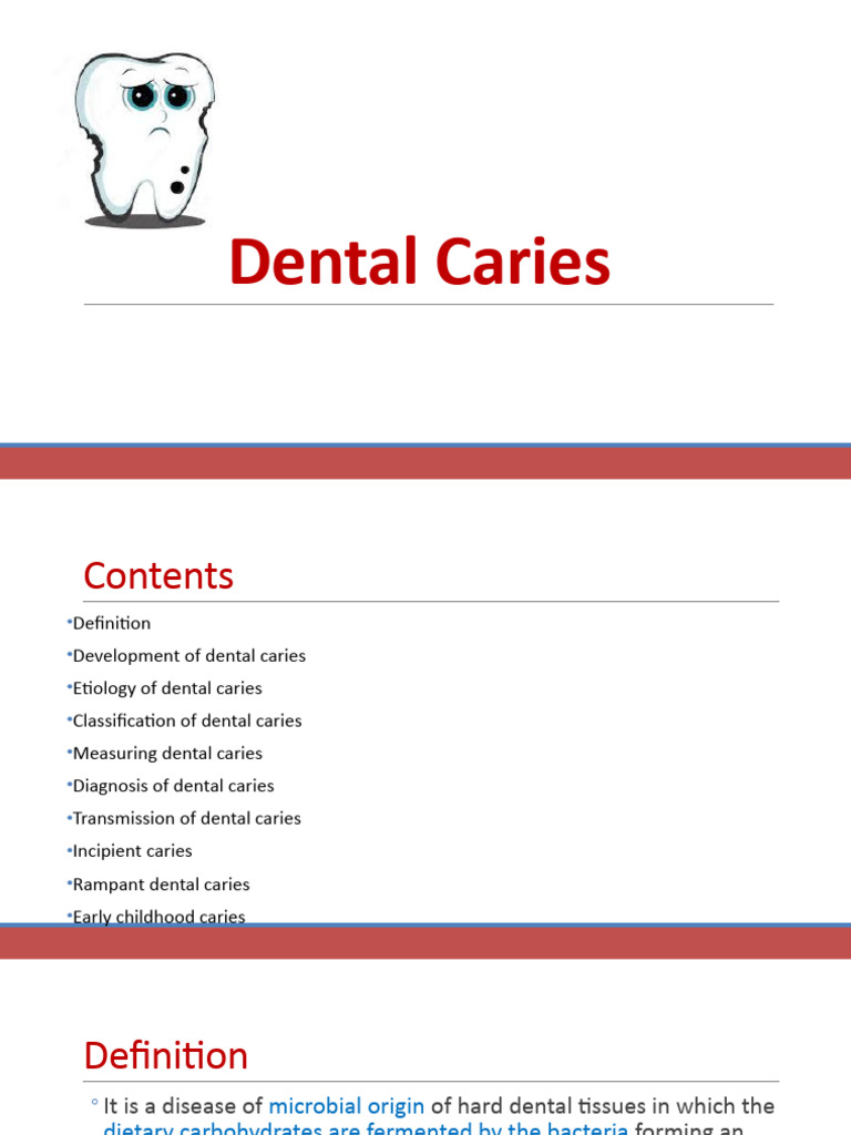 Dental Caries | PDF | Tooth Enamel | Human Tooth