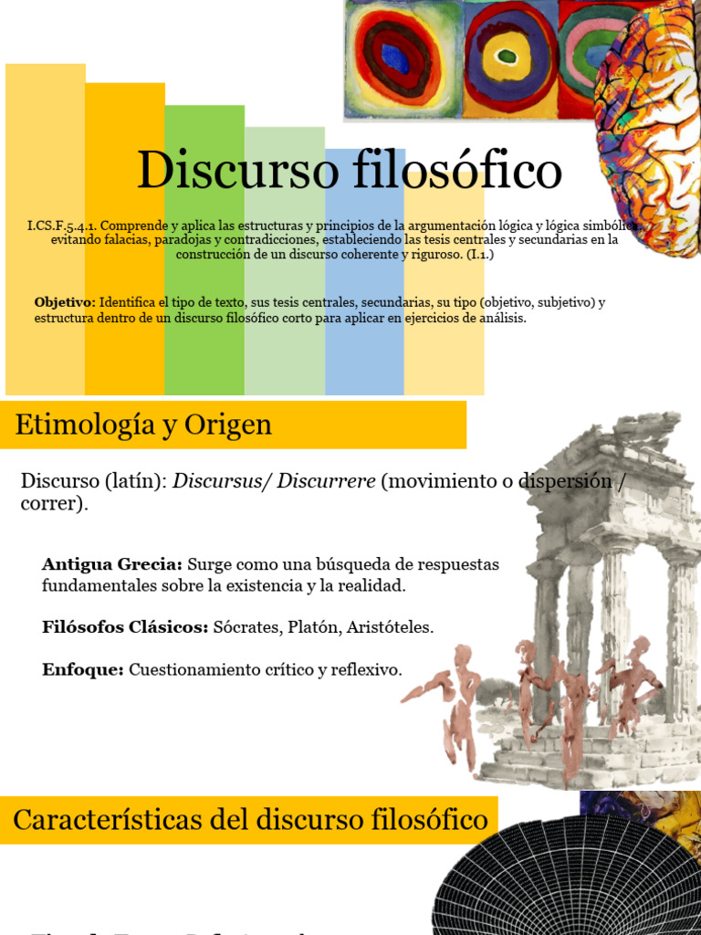 Discurso Filosófico | PDF | Lógica | Hablar en público