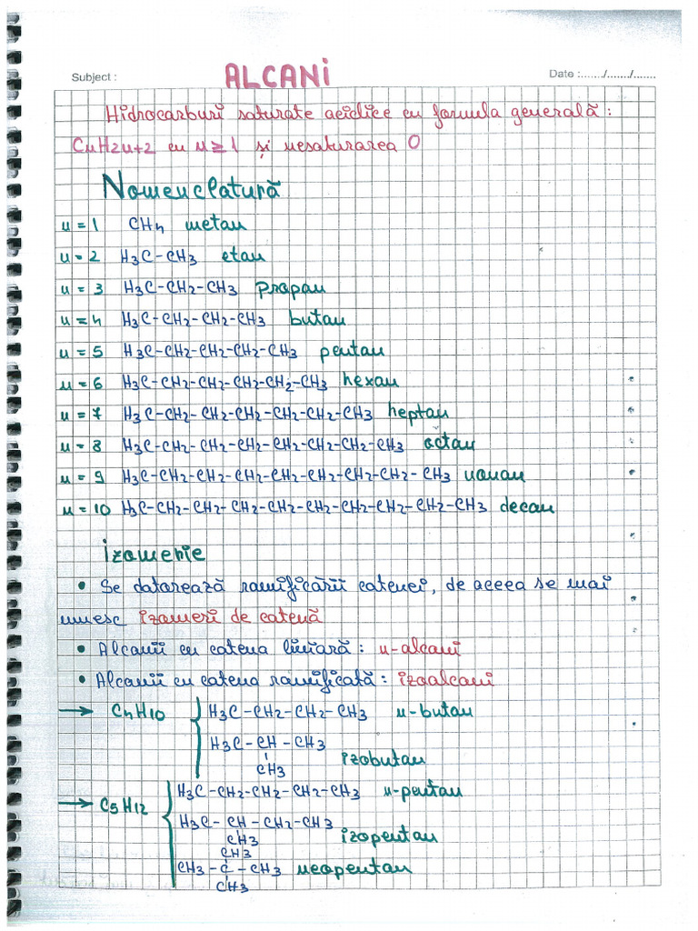Chimie Organica Bac | PDF