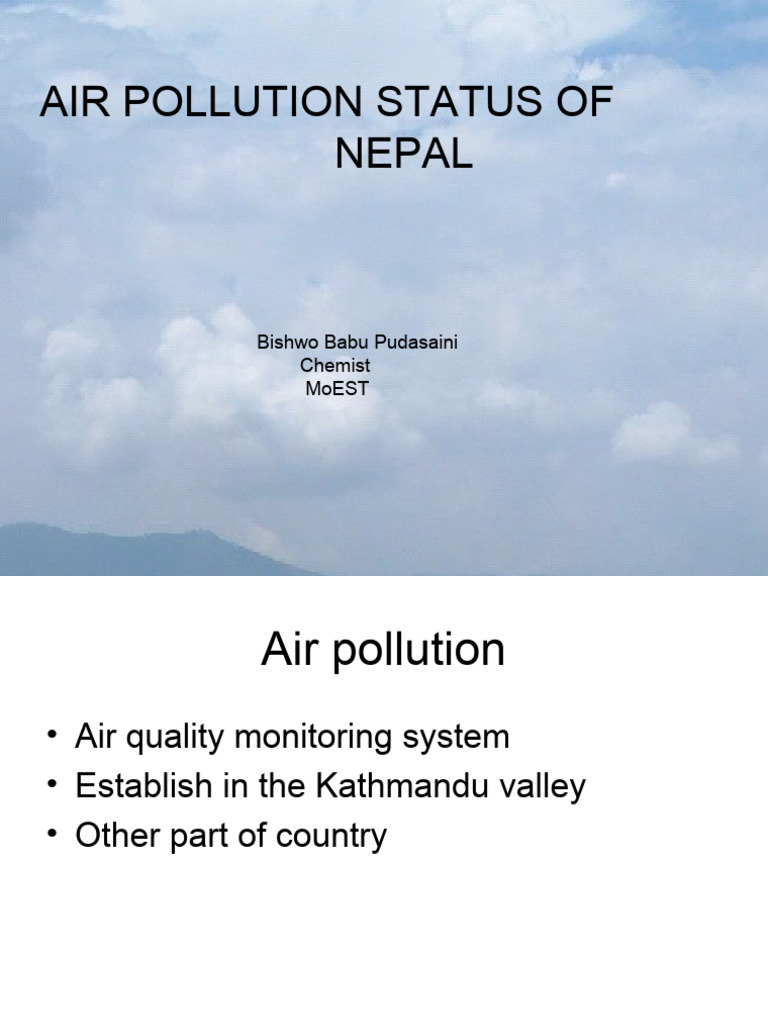 Air Quality Standards and Pollution in Nepal | PDF | Air Pollution ...