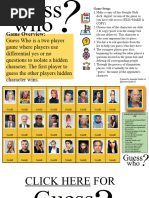 Printable Guess Who Character Sheets | PDF | Printer (Computing ...