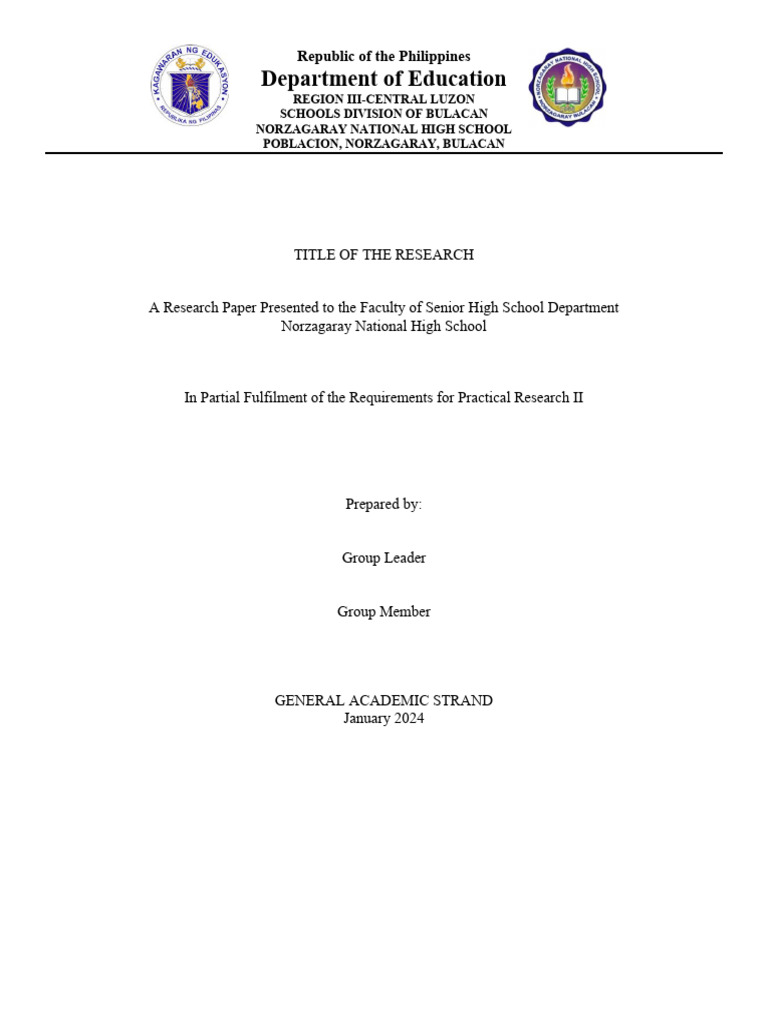 PR-2-RESEARCH-TEMPLATE | PDF | Methodology | Science