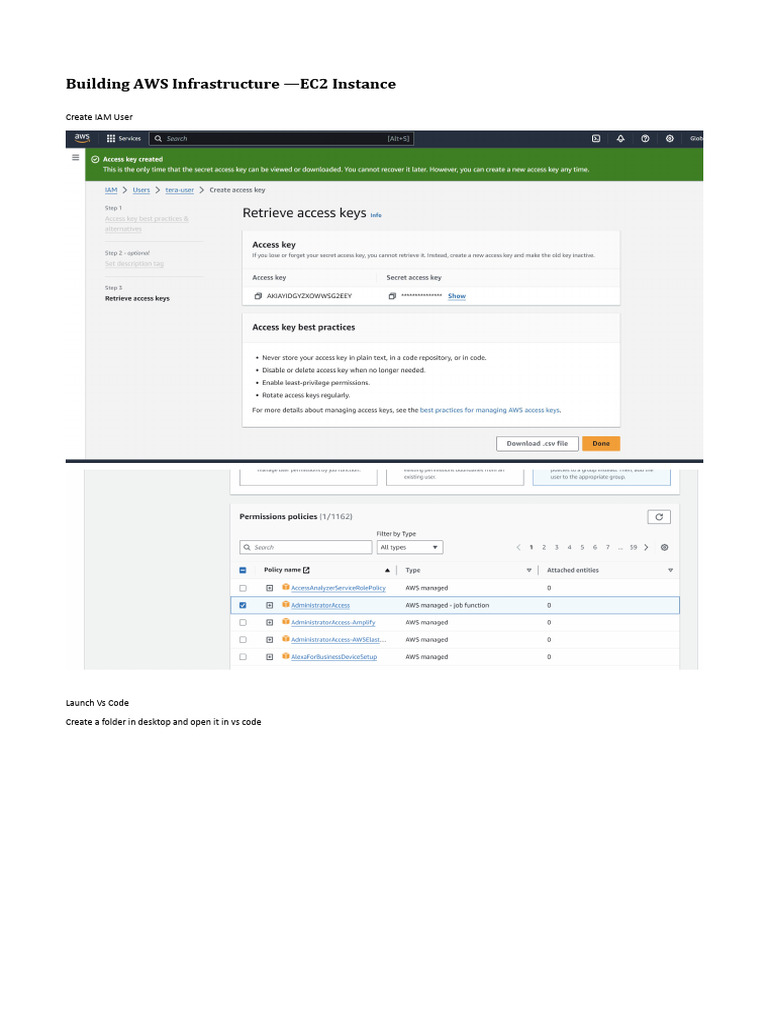 Building AWS Infrastructure-EC2 Instance | PDF | Computers | Technology & Engineering