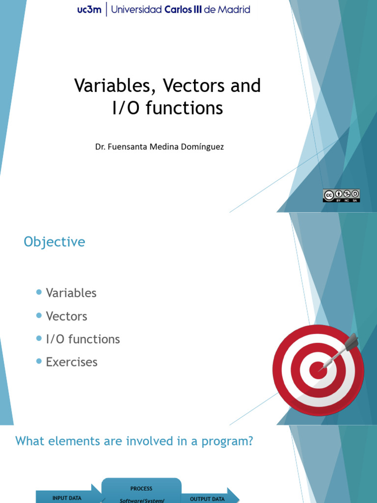 CLASS 1 (Variables and Vectors) | PDF