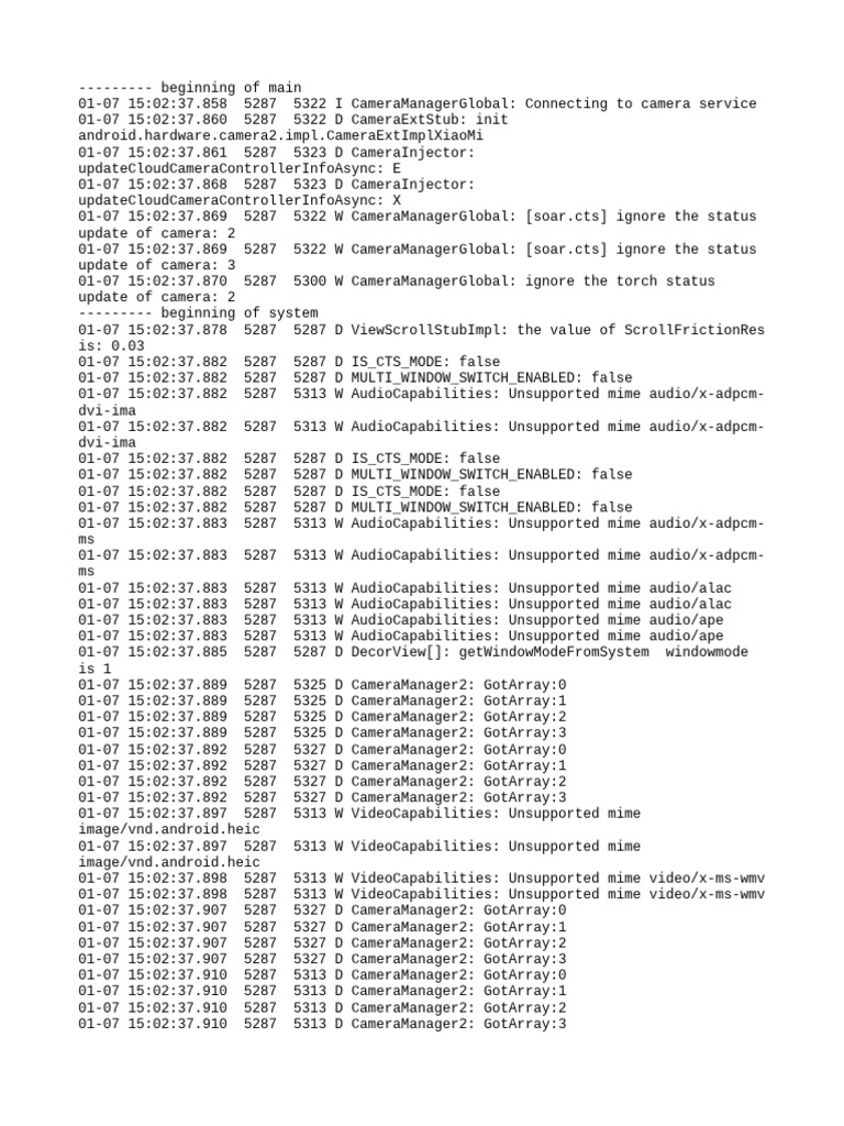 Log Cat 1704616357811 | PDF | Computer Programming | Information Technology