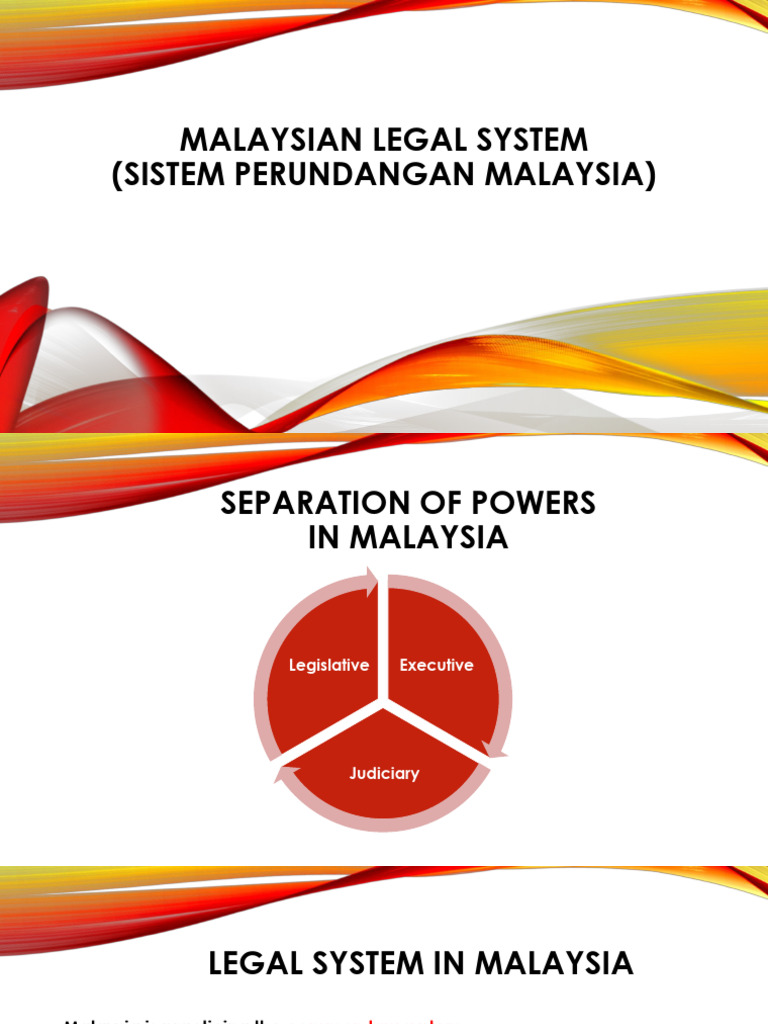 Malaysian Legal System 1 | PDF