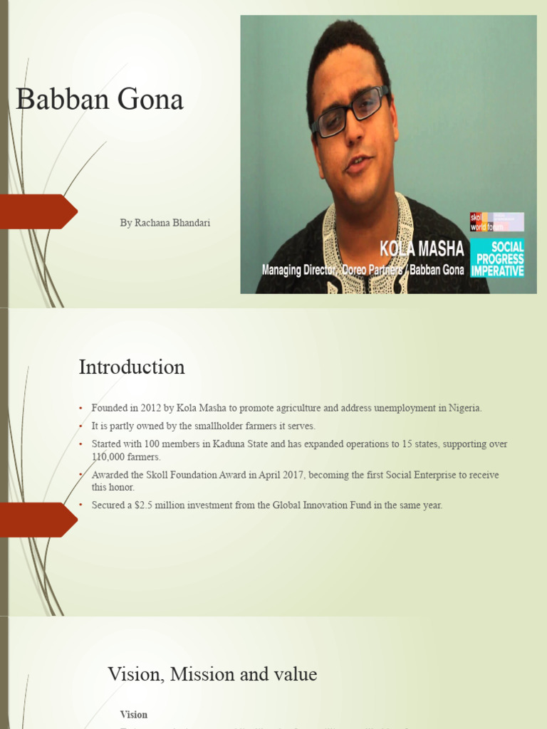 Babban Gona | PDF | Smallholding | Agriculture