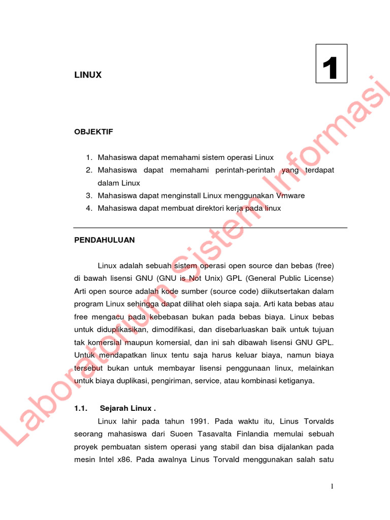 Modul Linux Dan Instalisasi | PDF