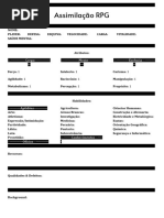 Ficha de NPCs e Criaturas Ordem Paranormal | PDF