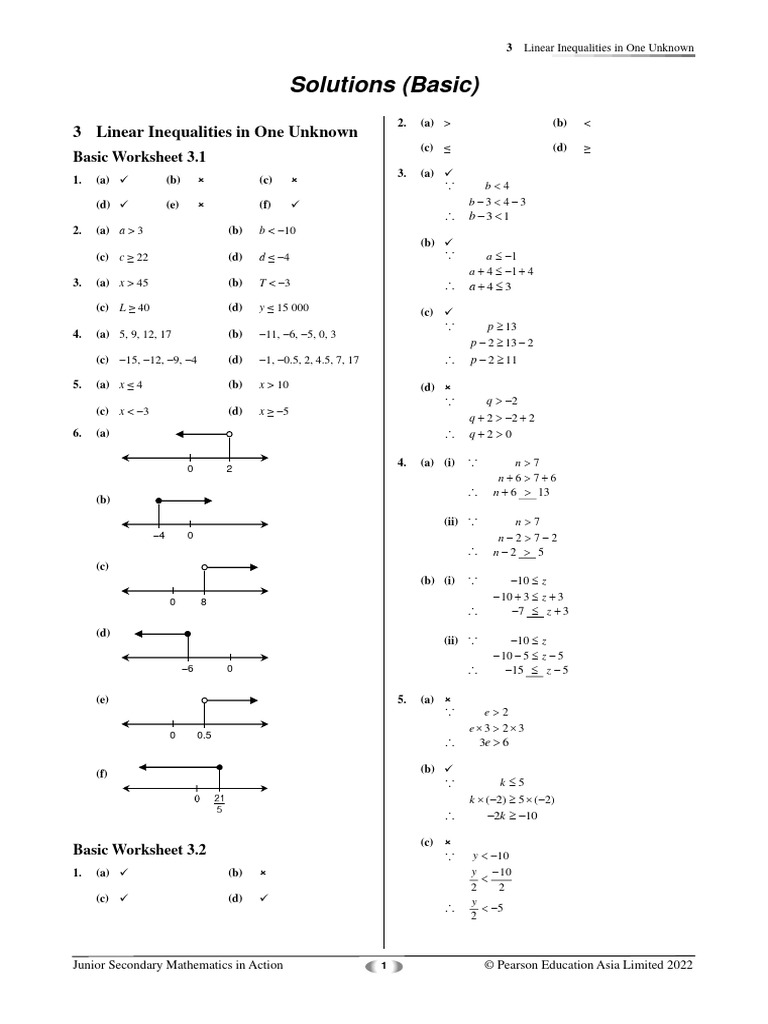 BasicWS 3 | PDF | Applied Mathematics | Mathematical Concepts
