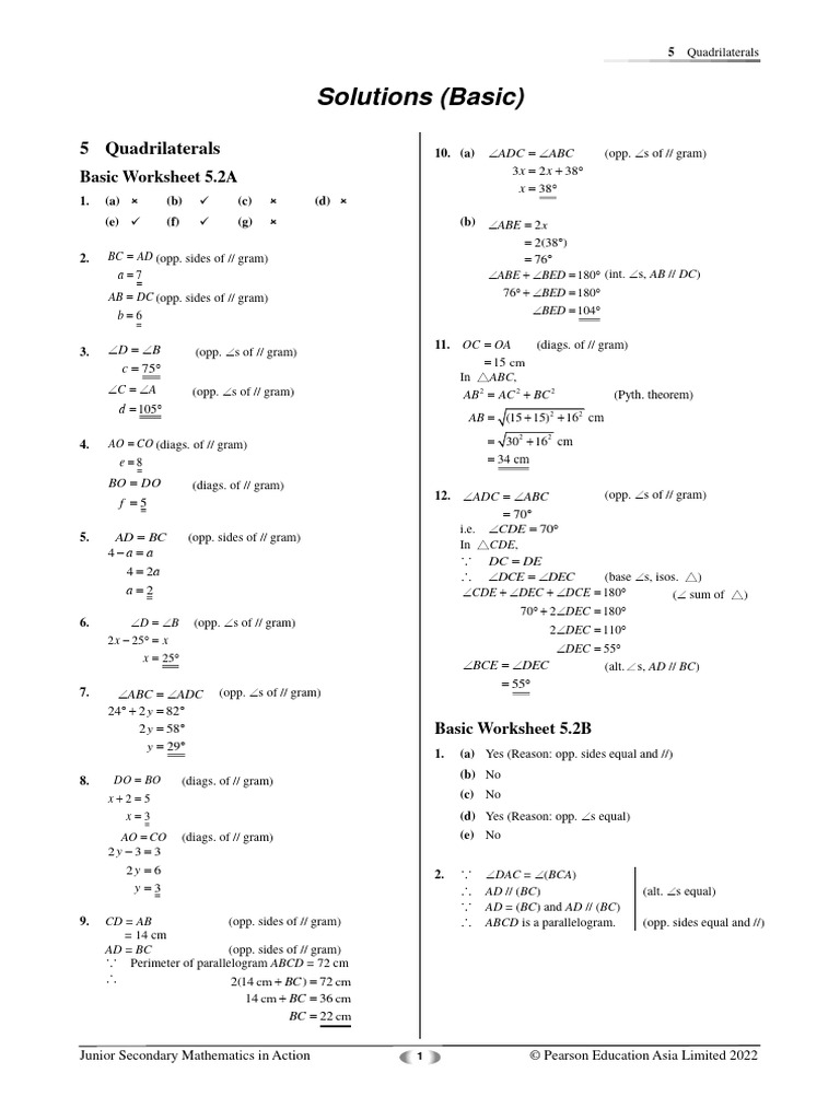 BasicWS 5 | PDF | Rectangle | Elementary Mathematics
