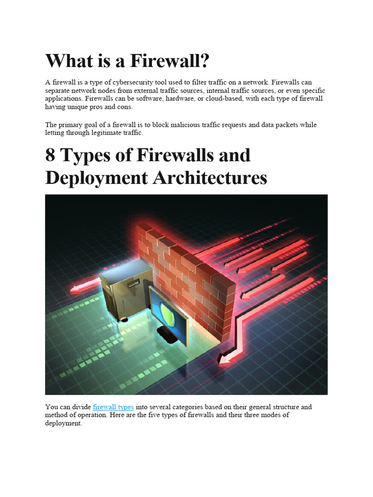 What Is A Firewall | PDF