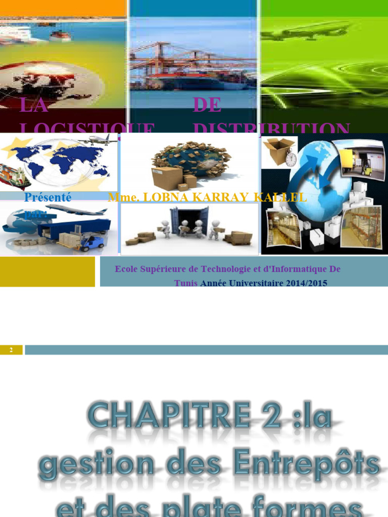 Cours Logistique de Distribution Chapitre 2 | PDF | Entrepôt | Logistique
