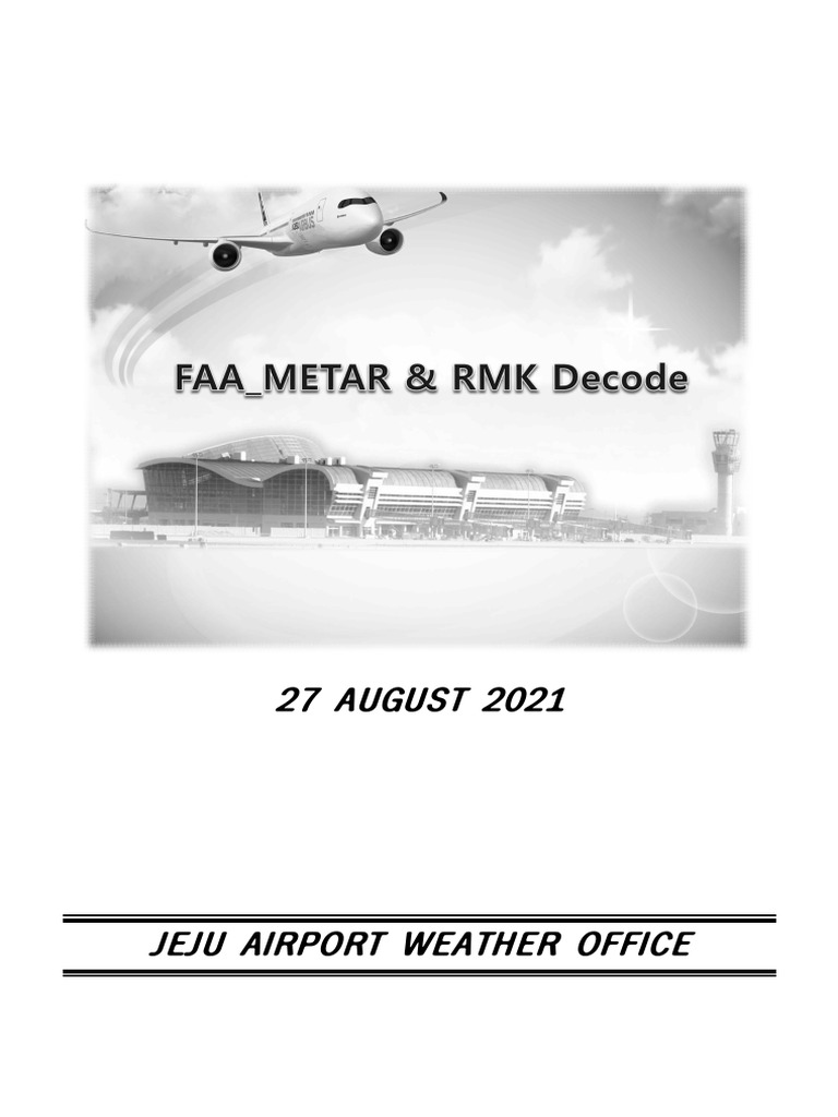 FAA METAR+&+RMK+Decode 230124 215602 | PDF