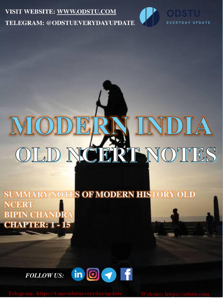 Modern History Old Ncert Notes Bipin Chandra | PDF | Mughal Empire ...