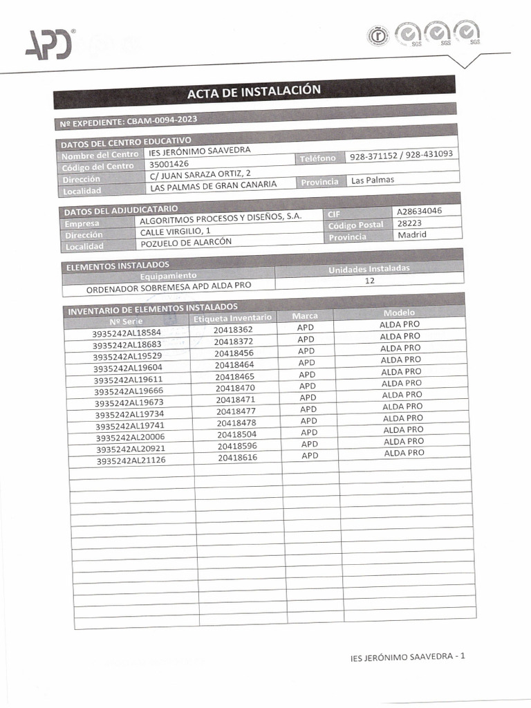 Acepe 35001426 V1 | PDF