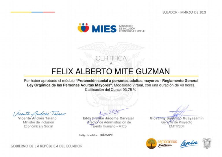 Reglamento A La LOPAM - V2 - Certificado | PDF